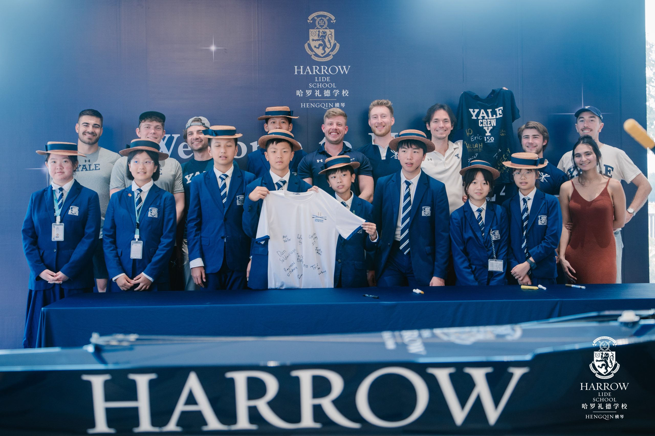 Yale University Rowing Team Visited Harrow Hengqin - Harrow Zhuhai